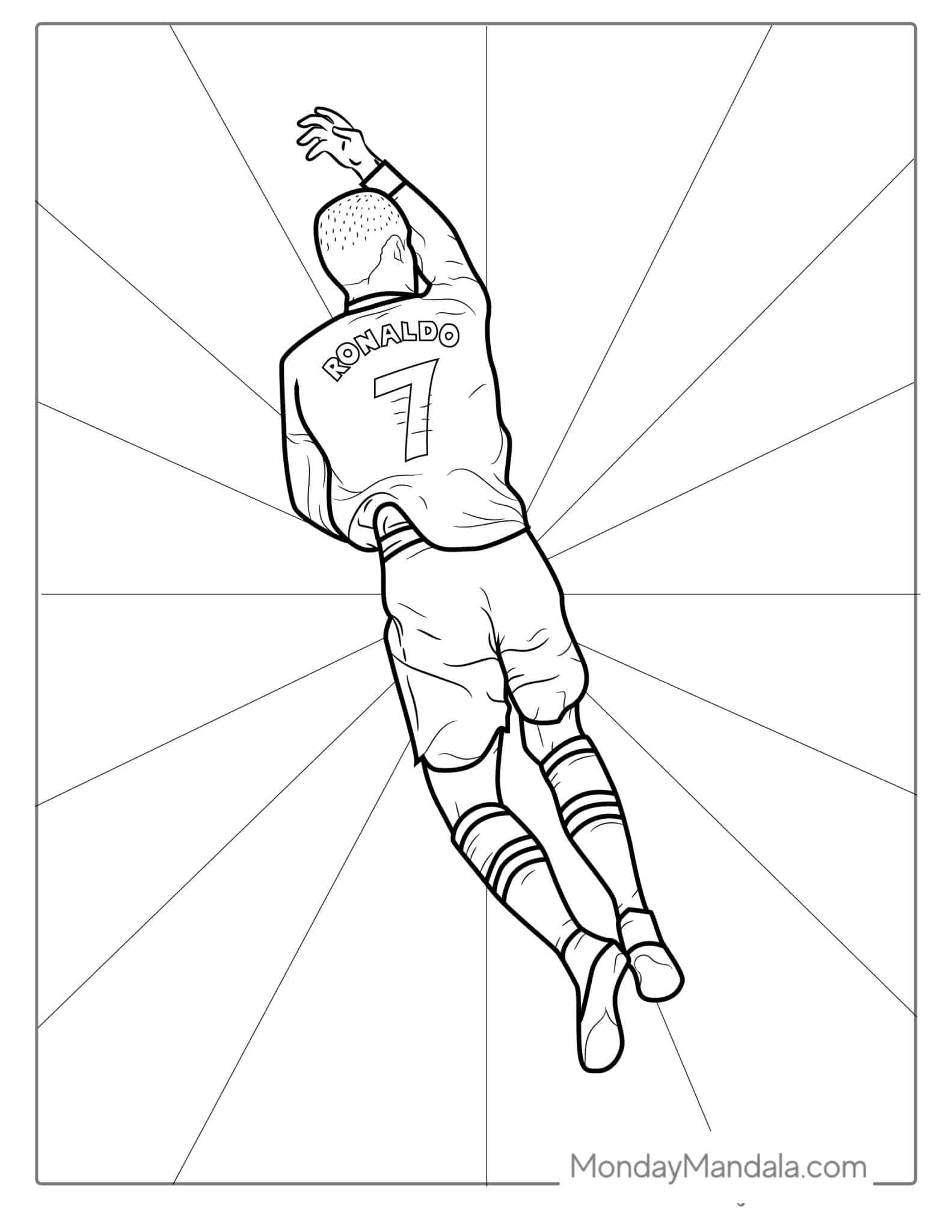 20 Ronaldo Coloring Pages (Free PDF Printables)