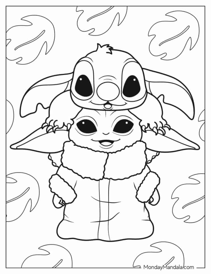 24 Baby Yoda Coloring Pages Free PDF Printables 24 Baby Yoda Coloring Pages Free PDF Printables