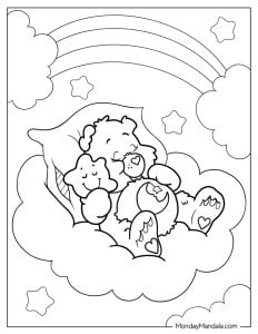 30 Care Bears Coloring Pages (Free PDF Printables)