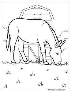 40 Farm Animal Coloring Pages (Free PDF Printables)