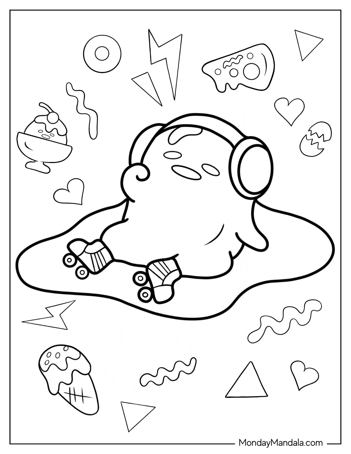 20 Gudetama Coloring Pages Free PDF Printables 20 Gudetama Coloring Pages Free PDF Printables