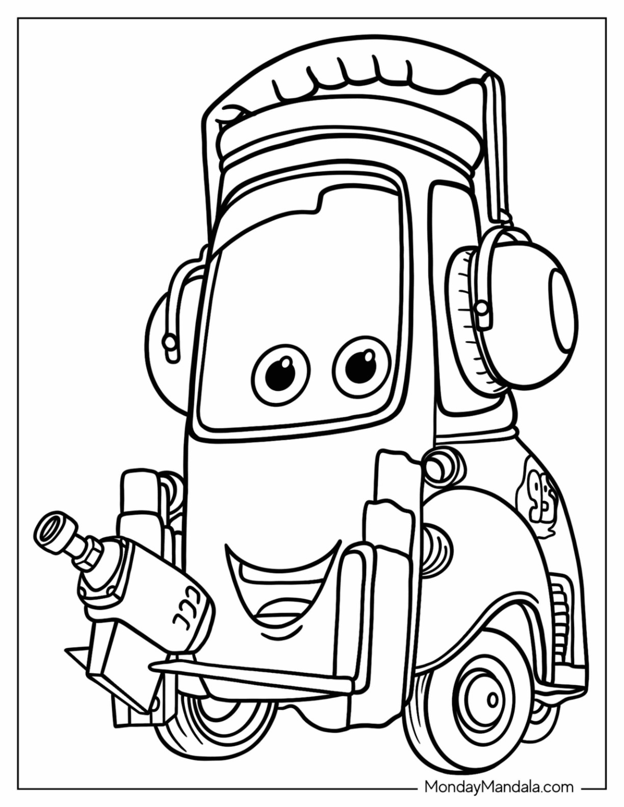 Disney Pixar Cars 2 Coloring Pages