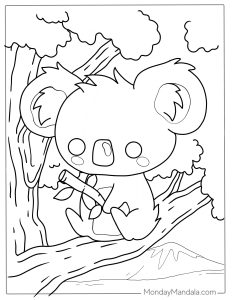 20 Koala Coloring Pages (Free PDF Printables)