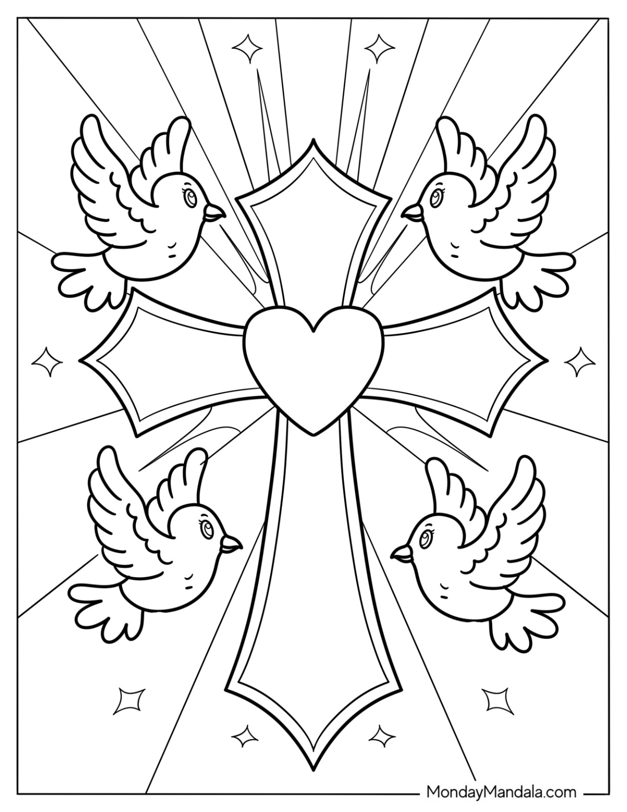 Free Printable Cross Coloring Pages For Kids Cross Coloring Page