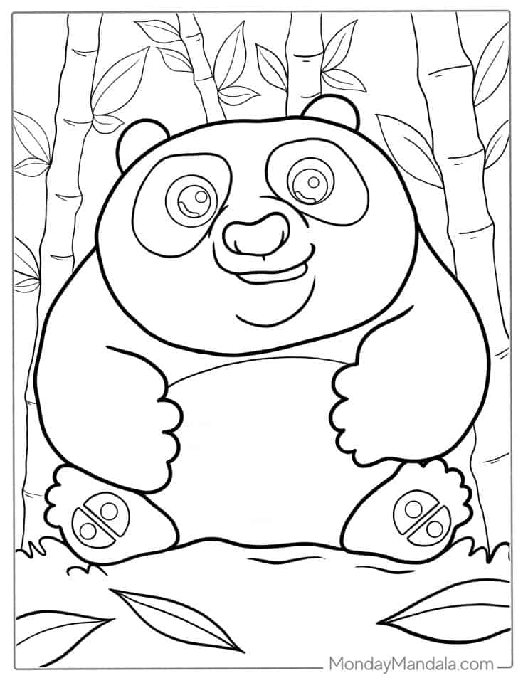 41 Panda Coloring Page (Free PDF Printables)