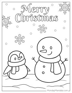 48 Snowman Coloring Pages (Free PDF Printables)