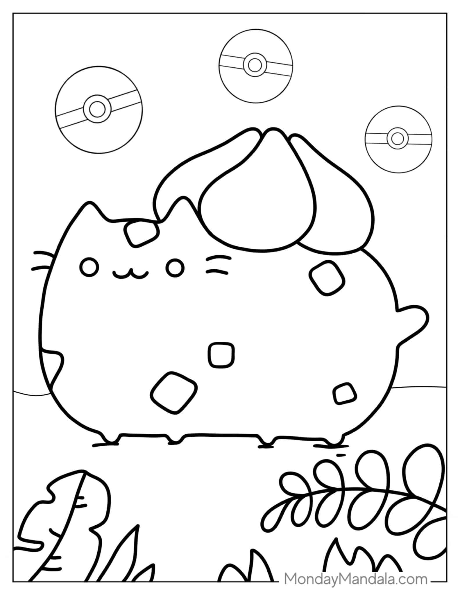 48 Pusheen Coloring Pages (Free PDF Printables)