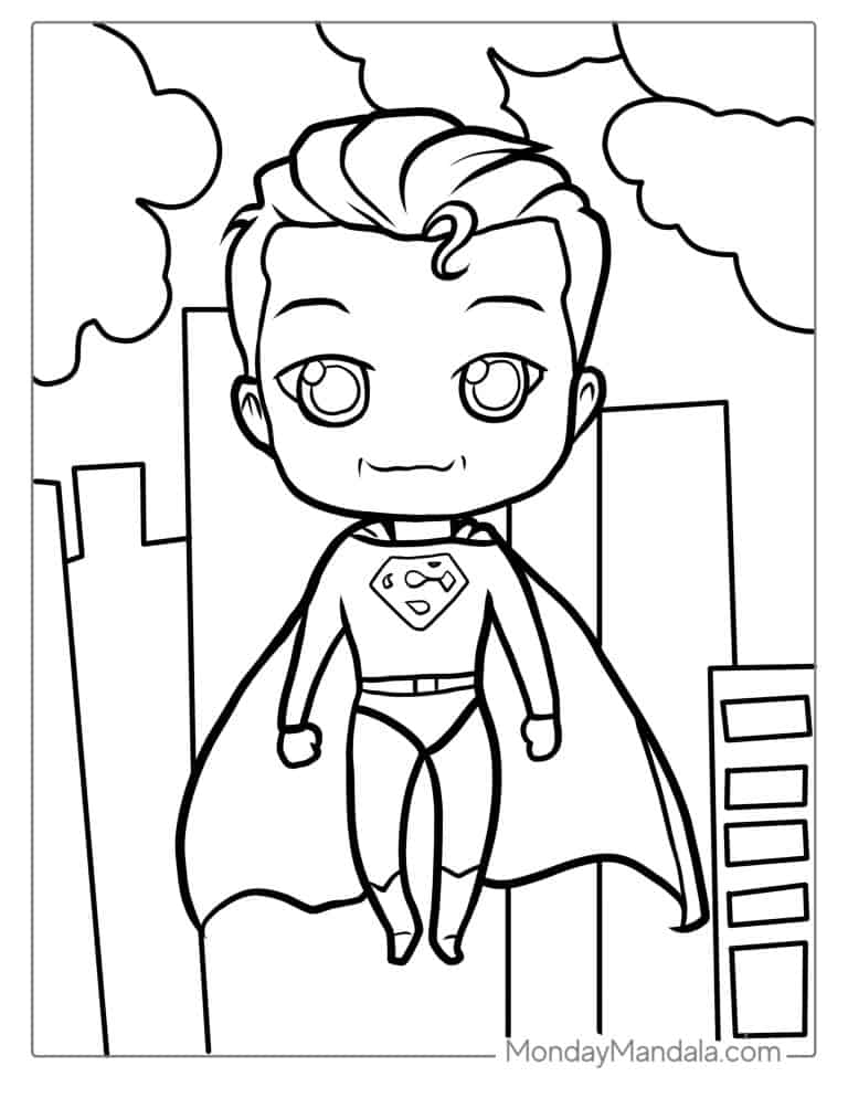 38 Superman Coloring Pages (Free PDF Printables)