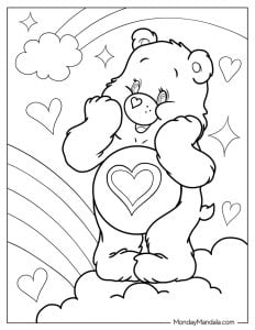30 Care Bears Coloring Pages (Free PDF Printables)