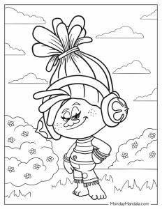 dreamworks trolls coloring pages free coloring pages - 34 Trolls ...