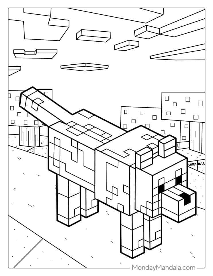 80 Minecraft Coloring Pages (Free PDF Printables)