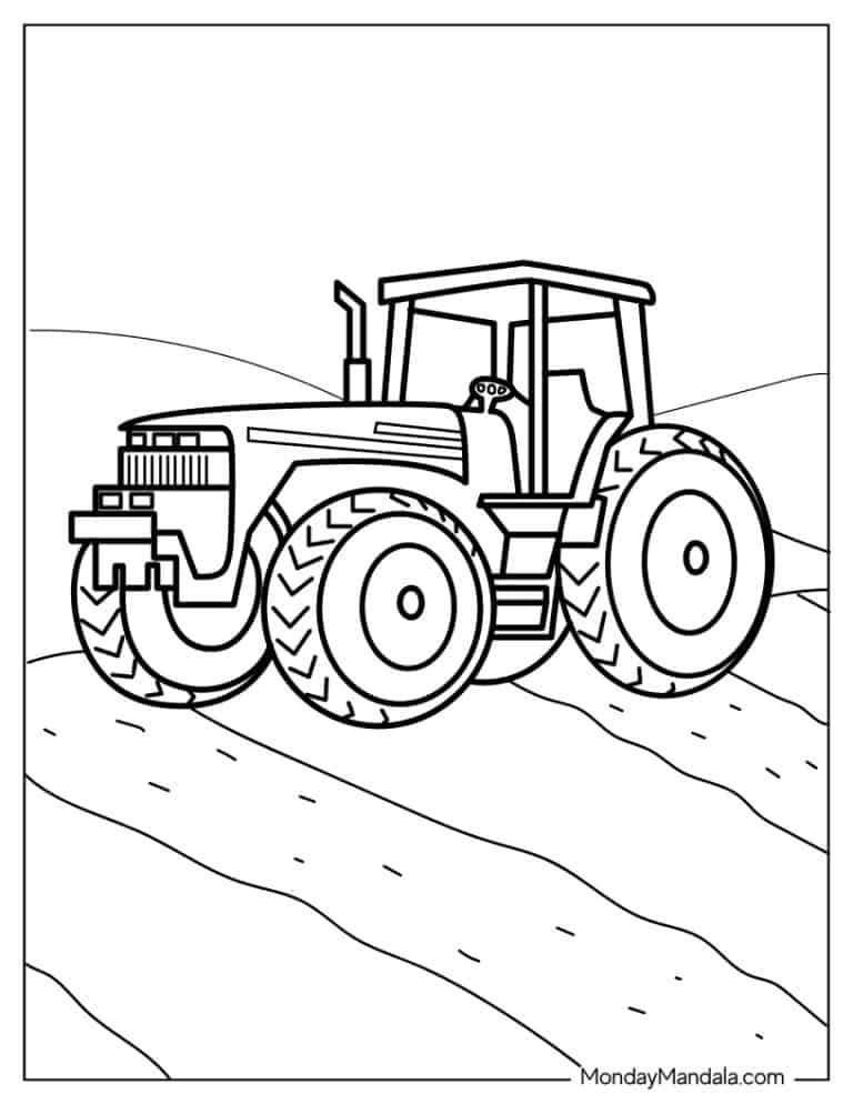 48 Farm Coloring Pages (Free PDF Printables)