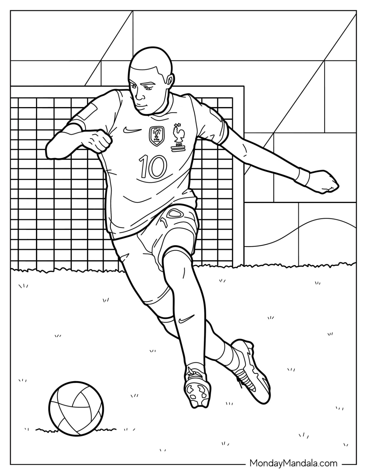 18 Kylian Mbapp Coloring Pages Free PDF Printables 18 Kylian Mbapp Coloring Pages Free PDF Printables
