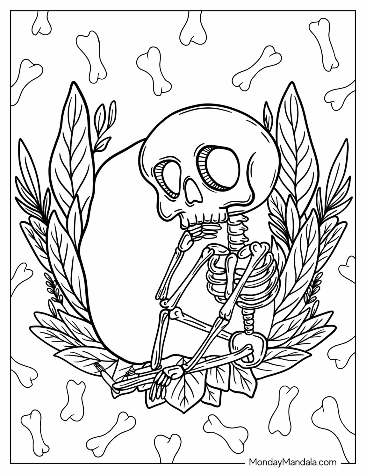 Skeleton Key Coloring Pages