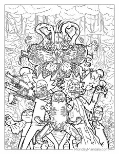 37 Rick and Morty Coloring Pages (Free PDF Printables)