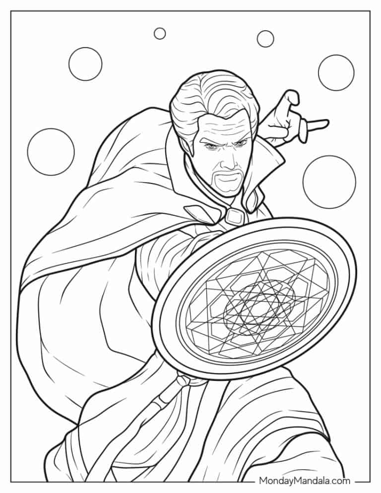 30 Superhero Coloring Pages (Free PDF Printables)