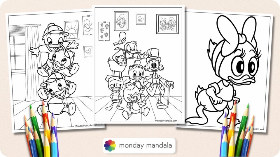 20 DuckTales Coloring Pages (Free PDF Printables)