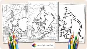 20 Dumbo Coloring Pages (Free PDF Printables)
