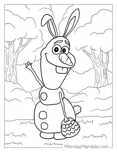 28 Olaf Coloring Pages (Free PDF Printables)