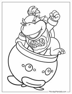 26 Bowser Coloring Pages (Free PDF Printables)