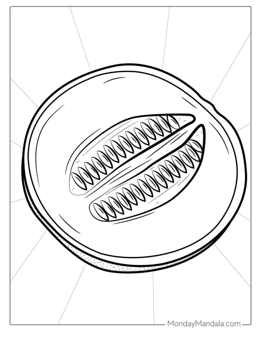 32 Fruit Coloring Pages (Free PDF Printables)