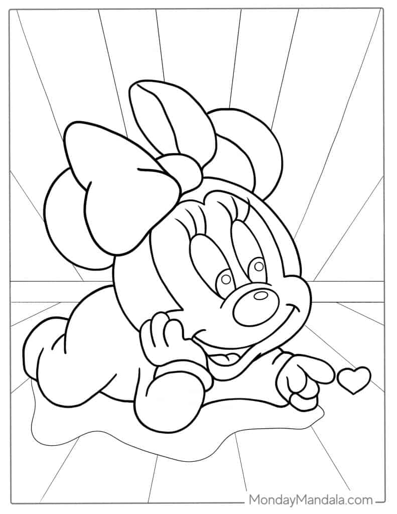 30 Minnie Mouse Coloring Pages Free PDF Printables 