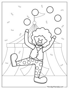 35 Clown Coloring Pages (Free PDF Printables)