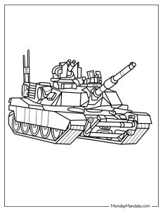 22 Tank Coloring Pages (Free PDF Printables)