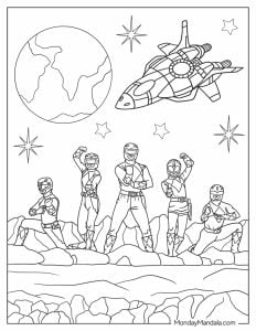 22 Power Rangers Coloring Pages (Free PDF Printables)