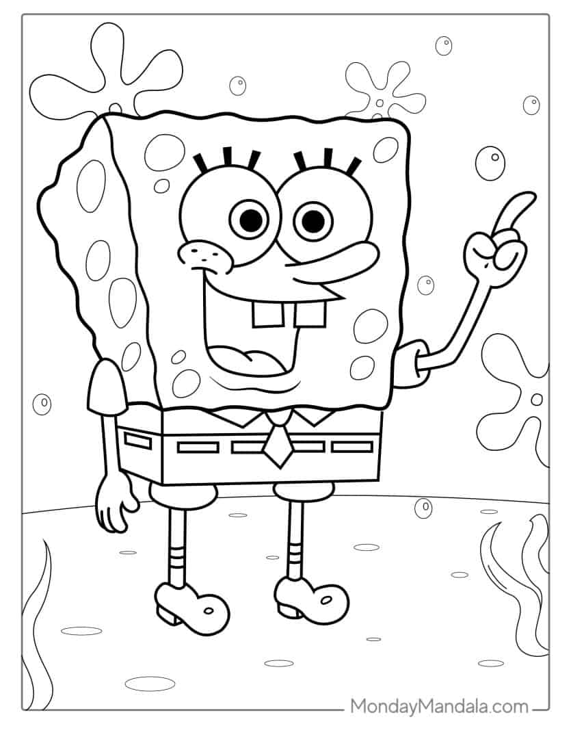 Spongebob Squarepants Coloring Pages For Kids Coloring Pages Spongebob Squarepants Coloring Pages For Kids Coloring Pages