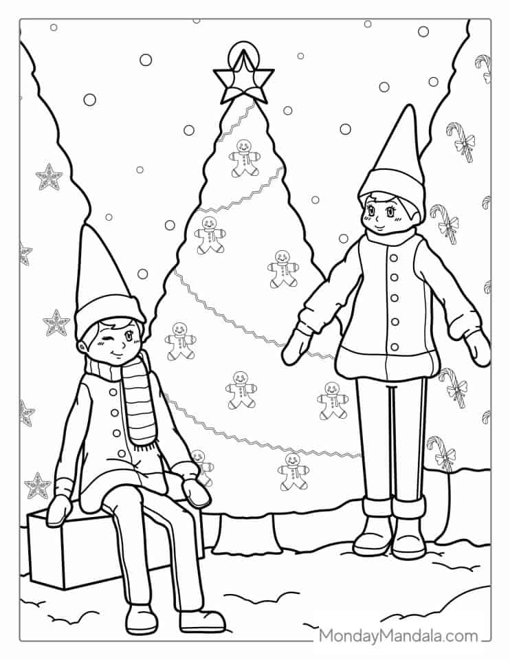 52 Christmas Tree Coloring Pages (Free PDF Printables)