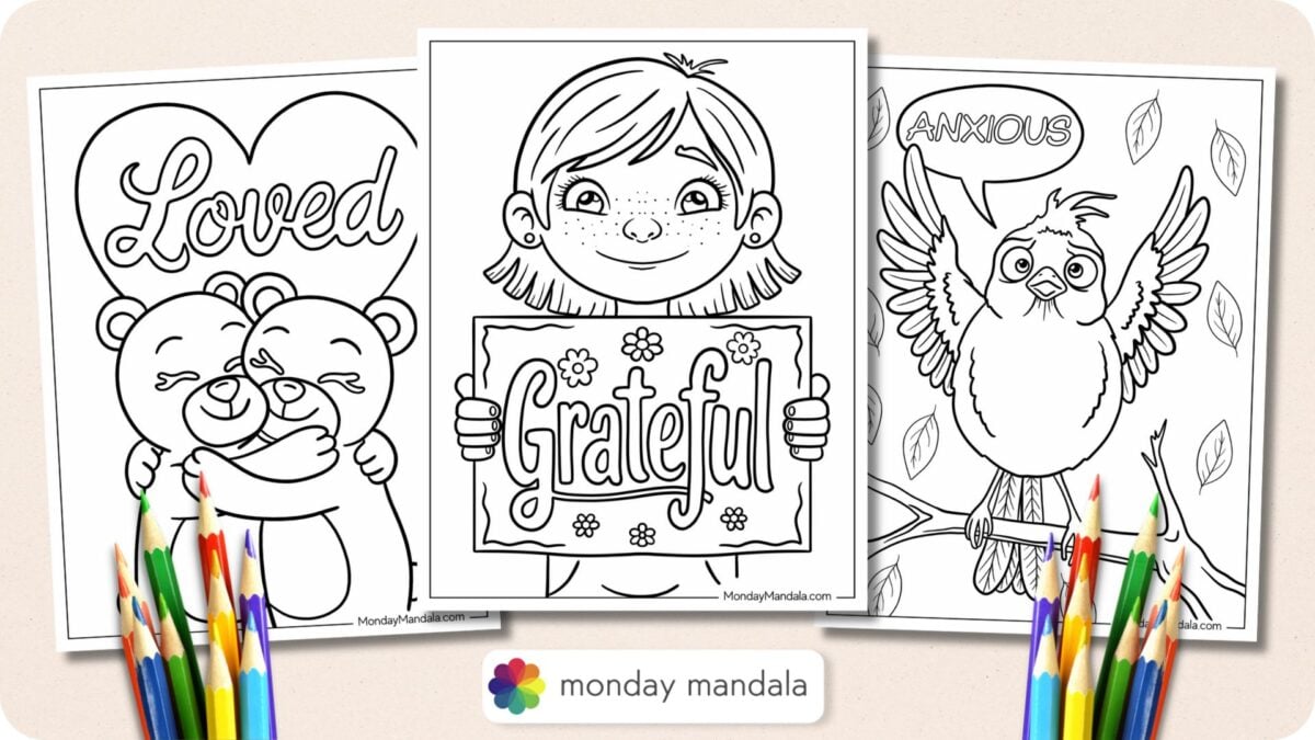Friends TV Show Coloring Pages (Free PDF Printables)
