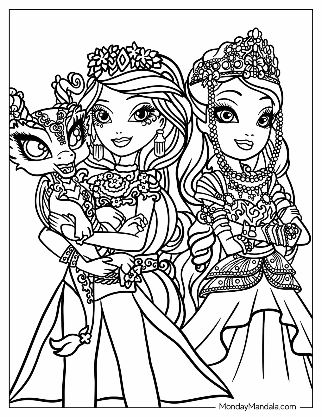 20 Ever After High Coloring Pages Free PDF Printables 20 Ever After High Coloring Pages Free PDF Printables