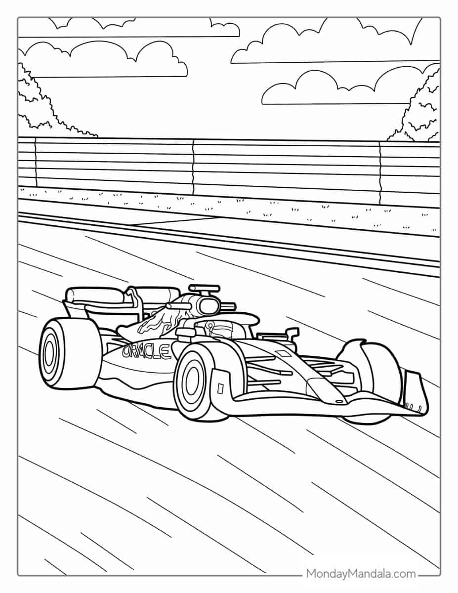 52 Car Coloring Pages (Free PDF Printables)
