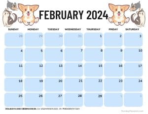 52 February 2024 Calendars (Free PDF Printables)