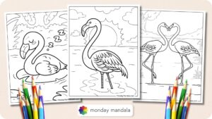 29 Flamingo Coloring Pages (Free PDF Printables)