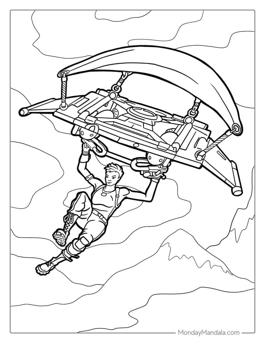 58 Fortnite Coloring Pages (Free PDF Printables)