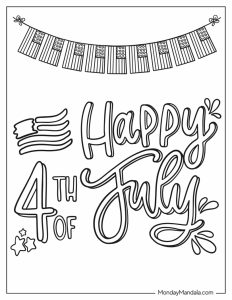 4th of July Coloring Pages (35 Free PDF Printables)