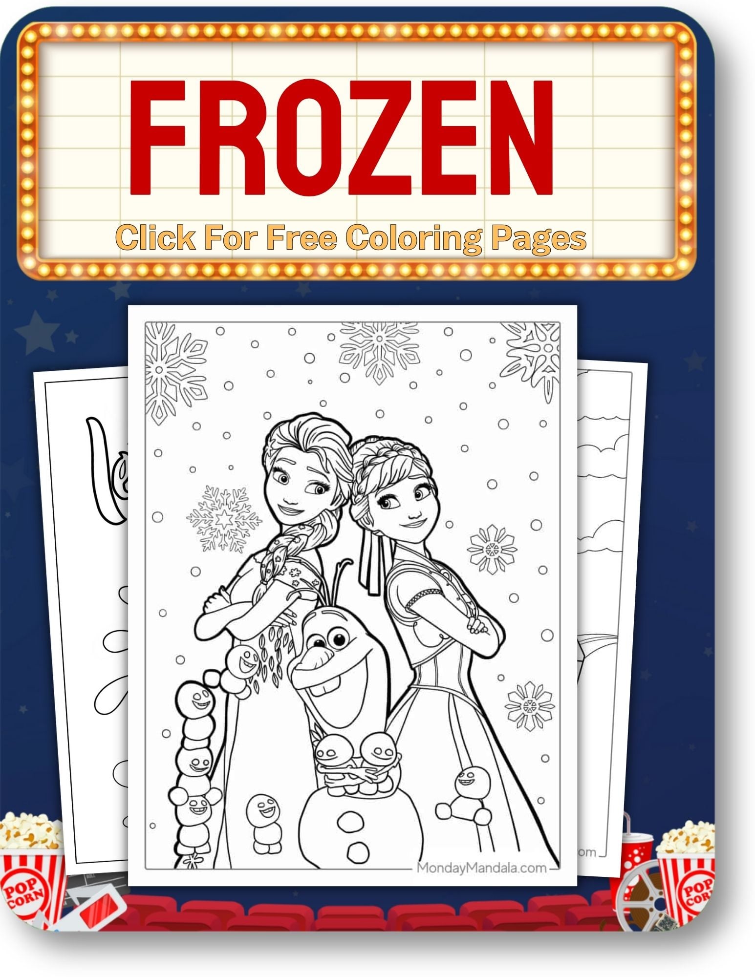 2,000 Kids Movie Coloring Pages (Free PDF Printables)
