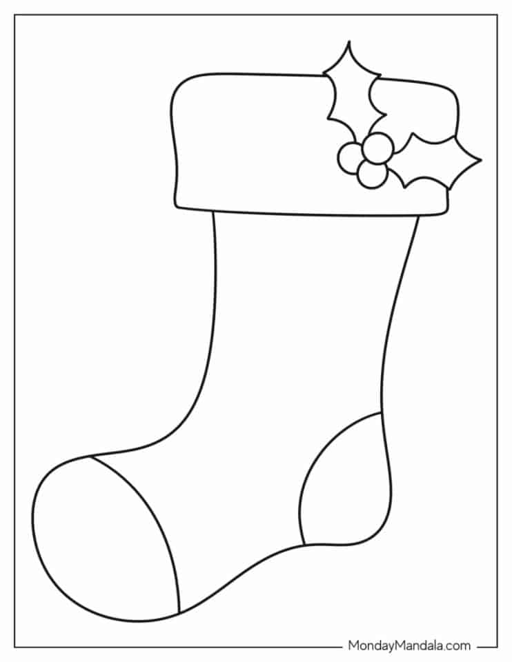 70 Christmas Stocking Templates (Free PDF Printables)