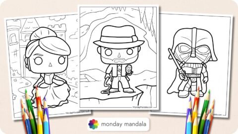 20 Funko Pop Coloring Pages (Free PDF Printables)