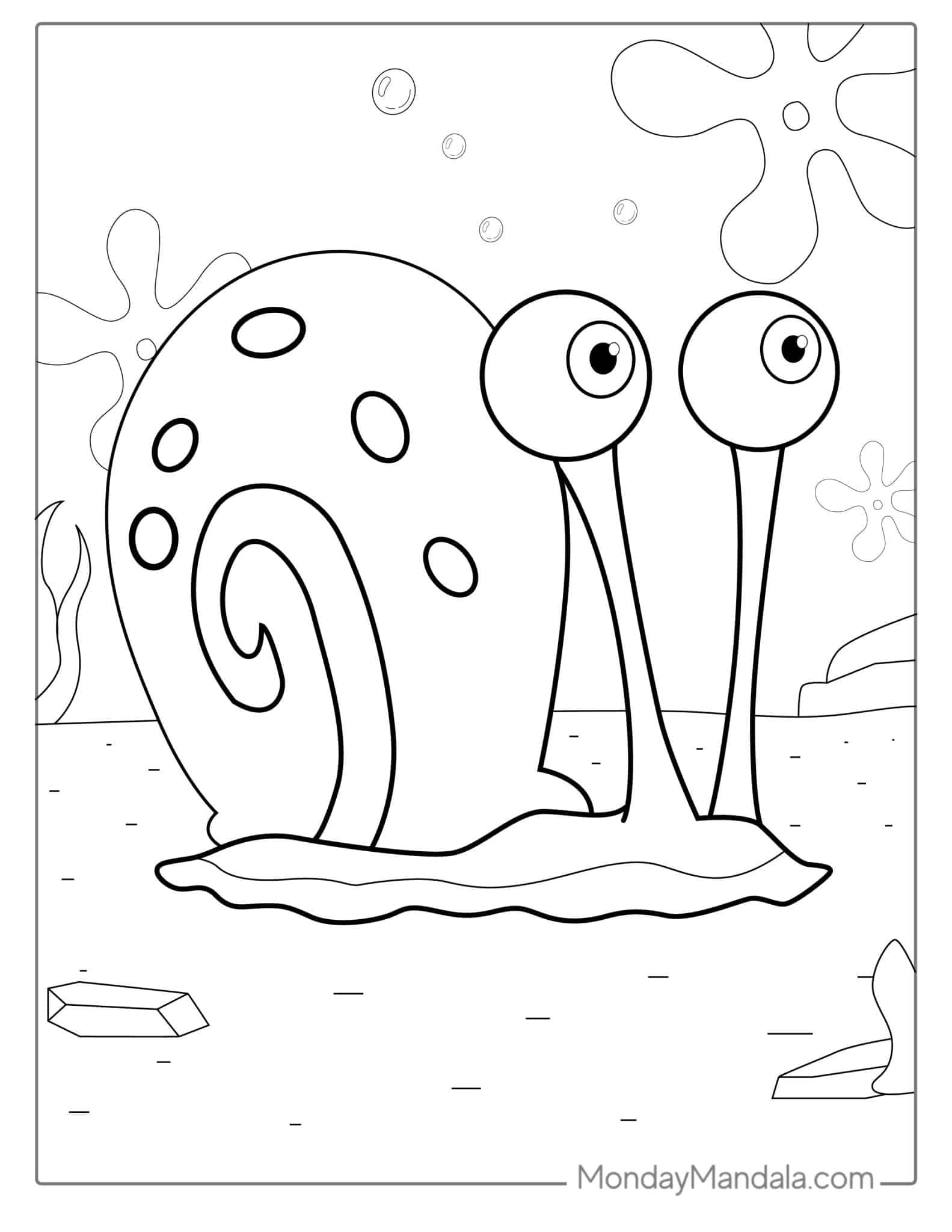 58 SpongeBob Coloring Pages (Free PDF Printables)