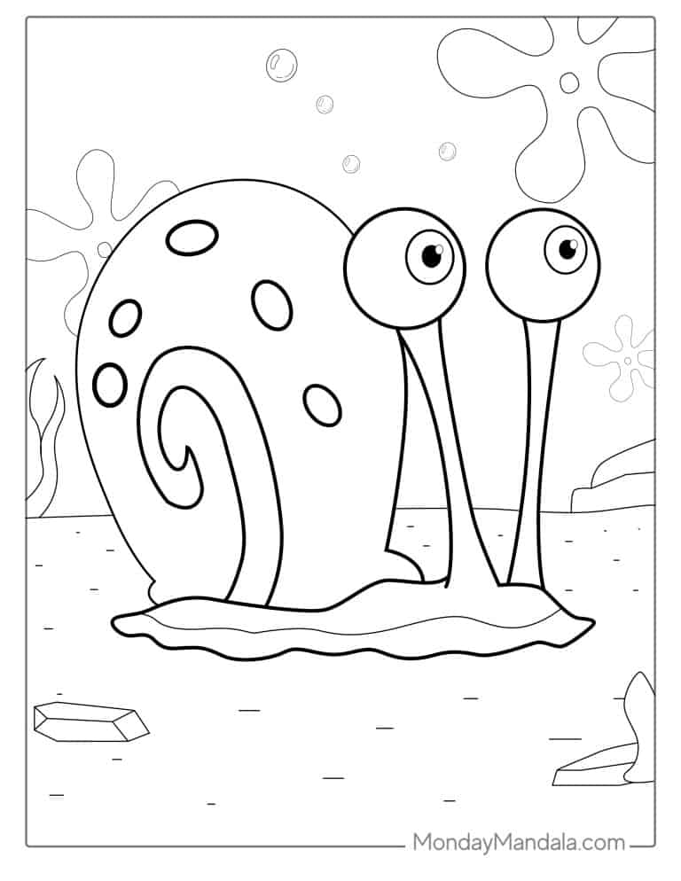 58 SpongeBob Coloring Pages (Free PDF Printables)