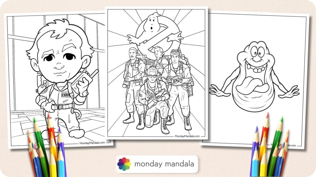 20 Ghostbusters Coloring Pages (Free PDF Printables)