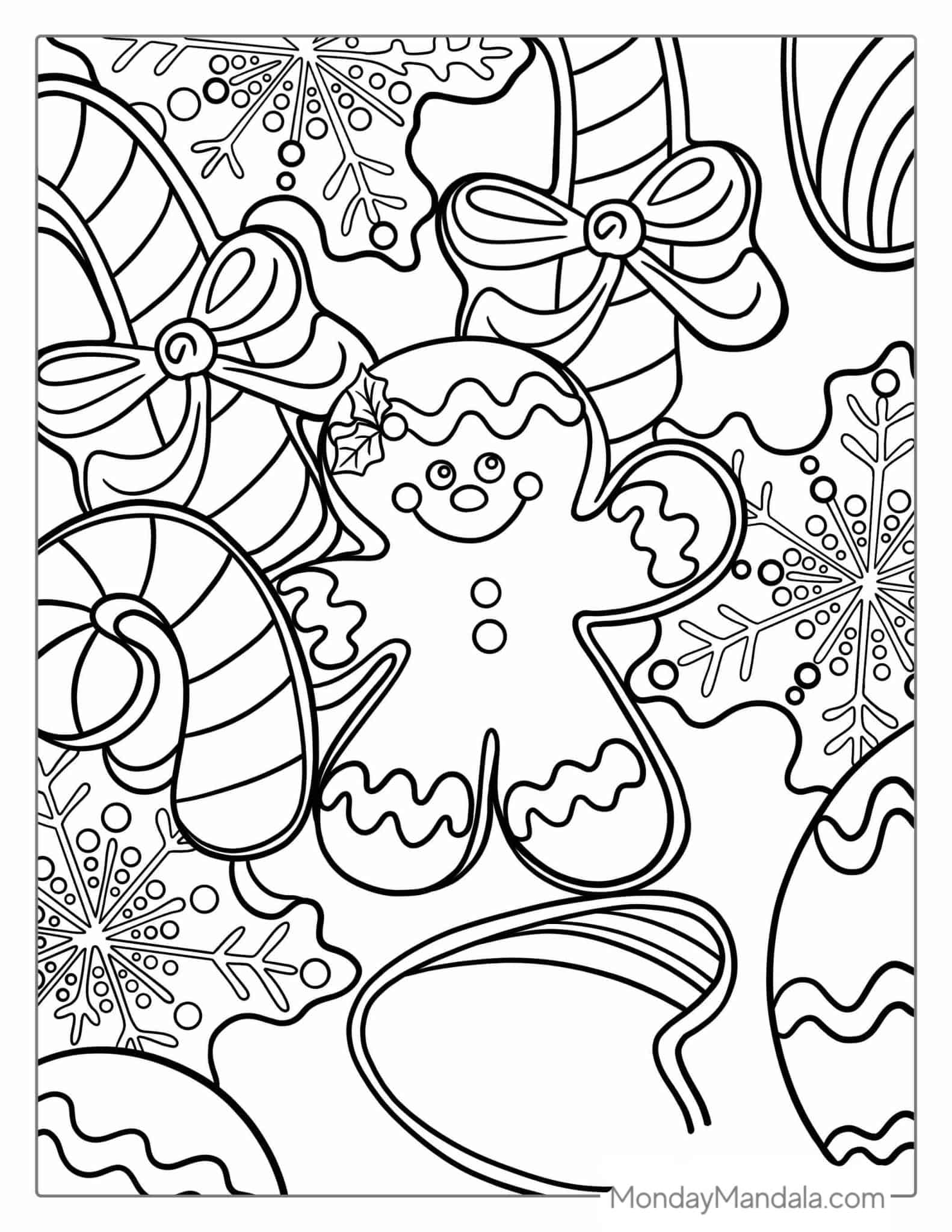 45 Gingerbread Man Coloring Pages (Free PDF Printables)