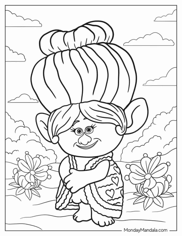 dreamworks trolls coloring pages free coloring pages - 34 Trolls ...