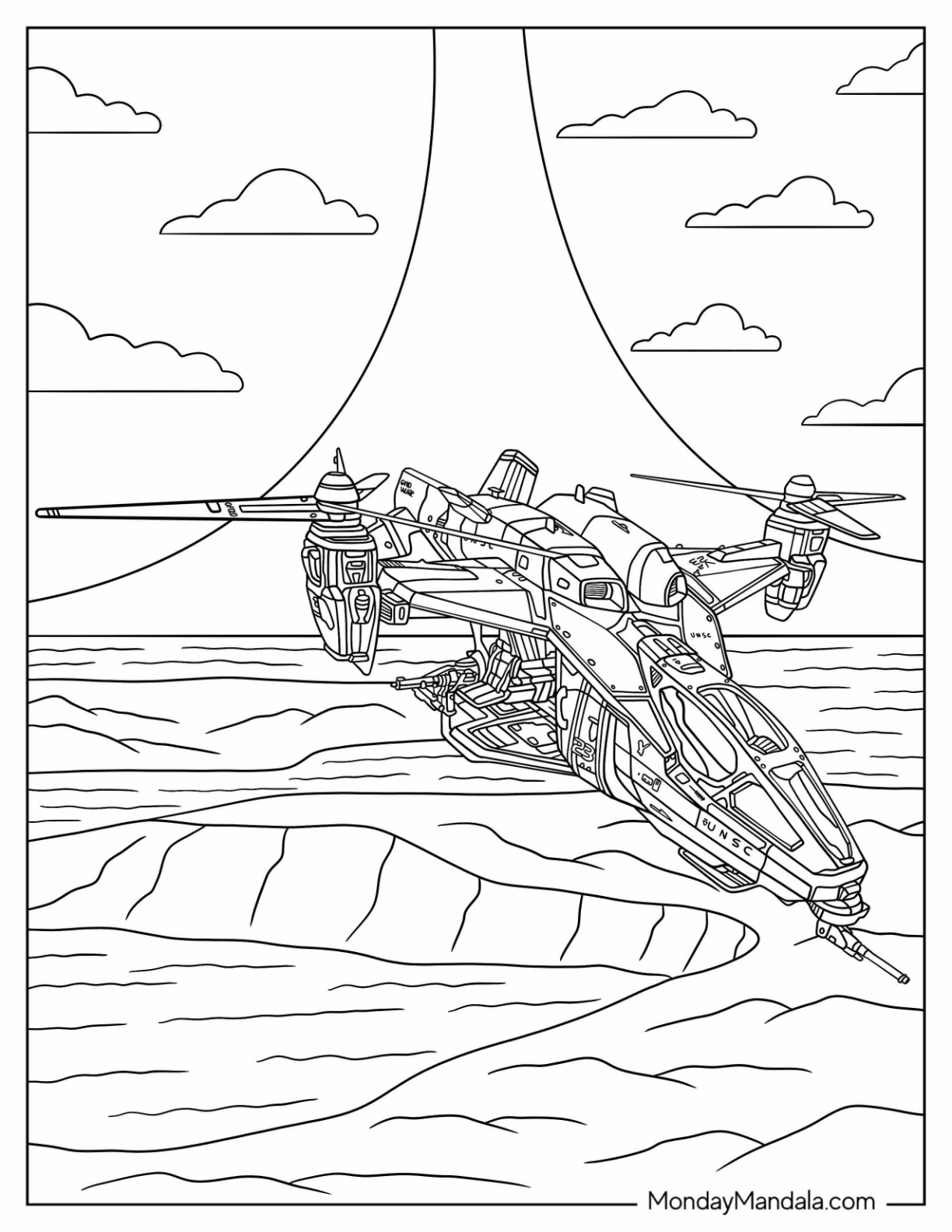 Coloring Pages Master Chief