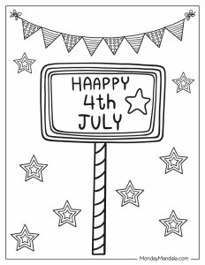4th of July Coloring Pages (35 Free PDF Printables)