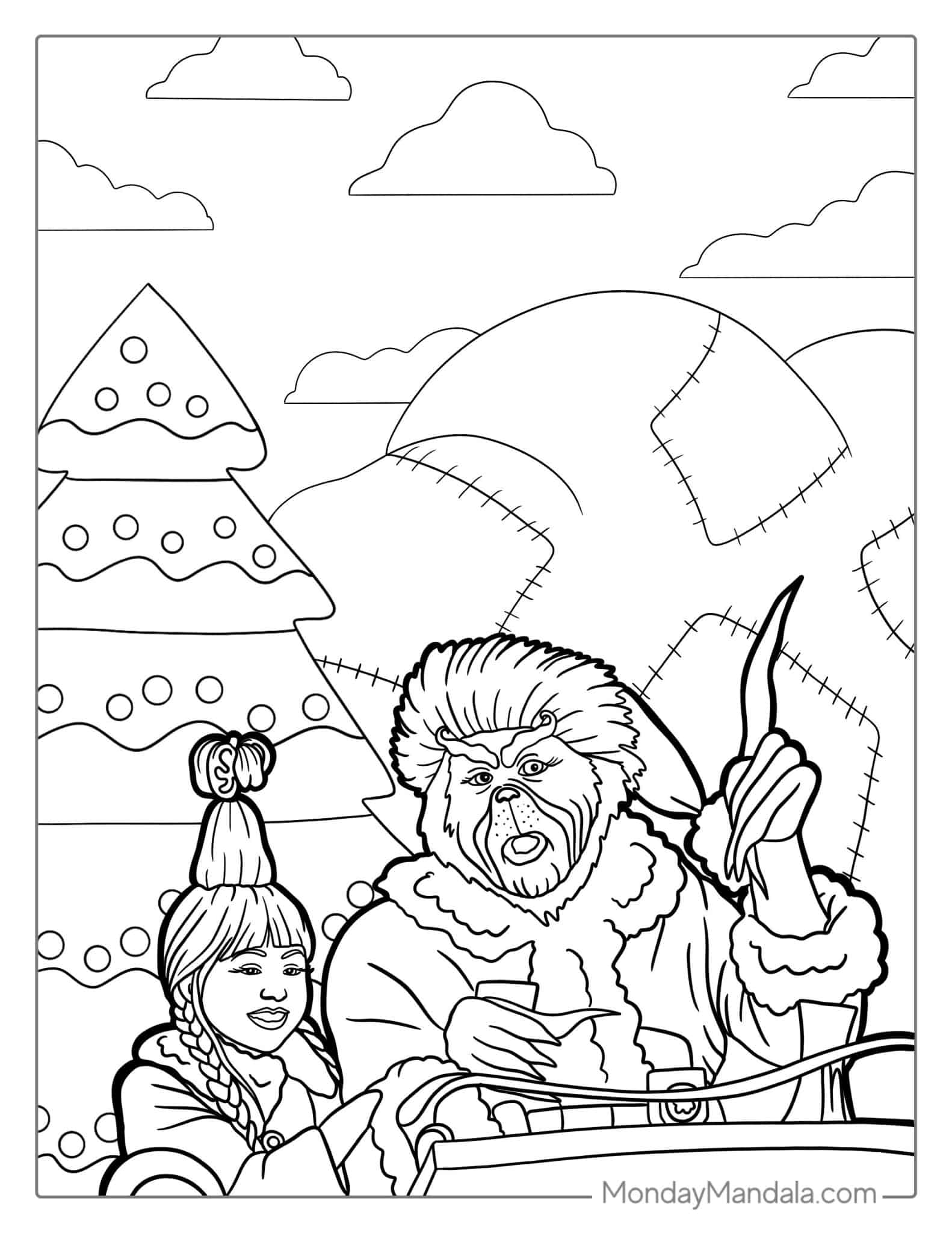 51 Grinch Coloring Pages (Free PDF Printables)