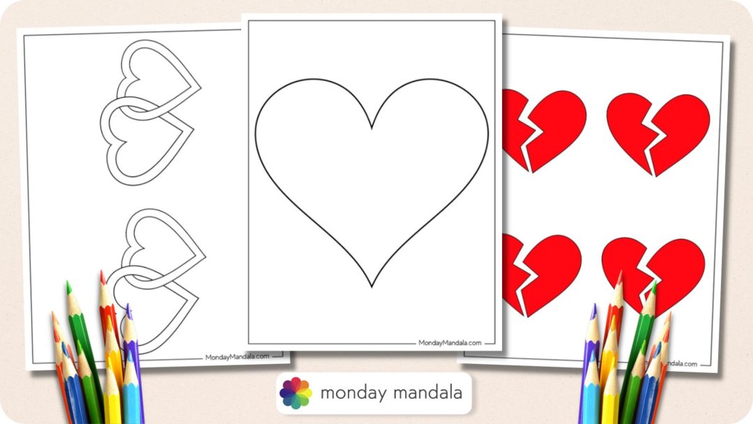 62 Heart Templates (Free PDF Printables)